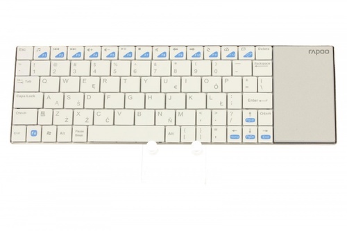 ᐅ RAPOO KLAWIATURA BEZPRZEWODOWA 2,4G TOUCHPAD E2700 BIAŁE - Ceny, opinie, dane techniczne ...