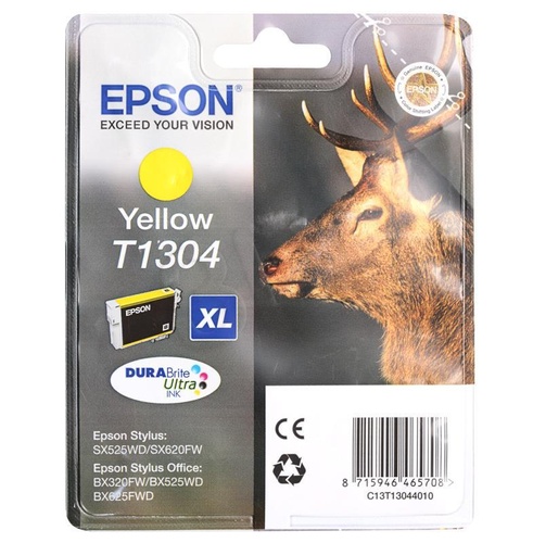 ᐅ EPSON Tusz Żółty T1304=C13T13044010, 10.1 ml - Ceny, opinie, dane ...