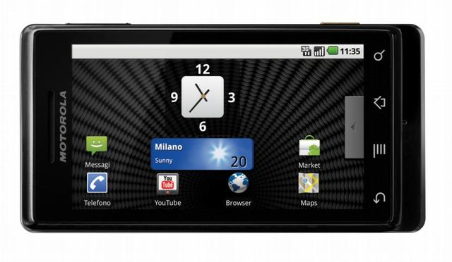 Motorola Milestone (Droid) - VideoTesty.pl