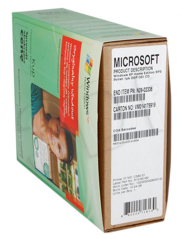 ᐅ Windows XP Home Edition Polish OEM - Ceny, opinie, dane techniczne ...