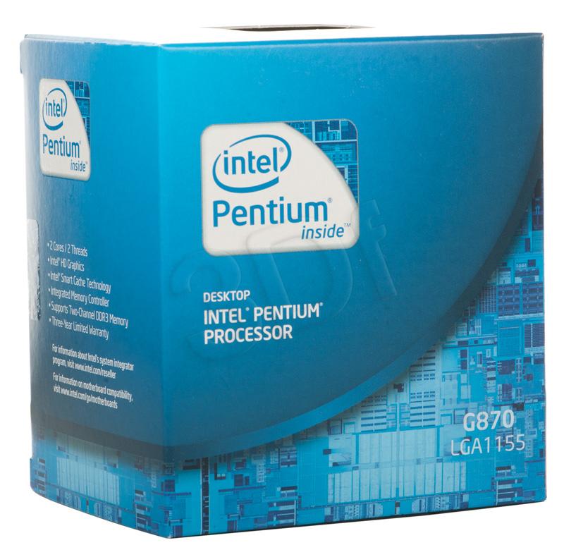 ᐅ PENTIUM G870 3.1GHz/3MB LGA1155 BOX - Ceny, opinie, dane techniczne ...