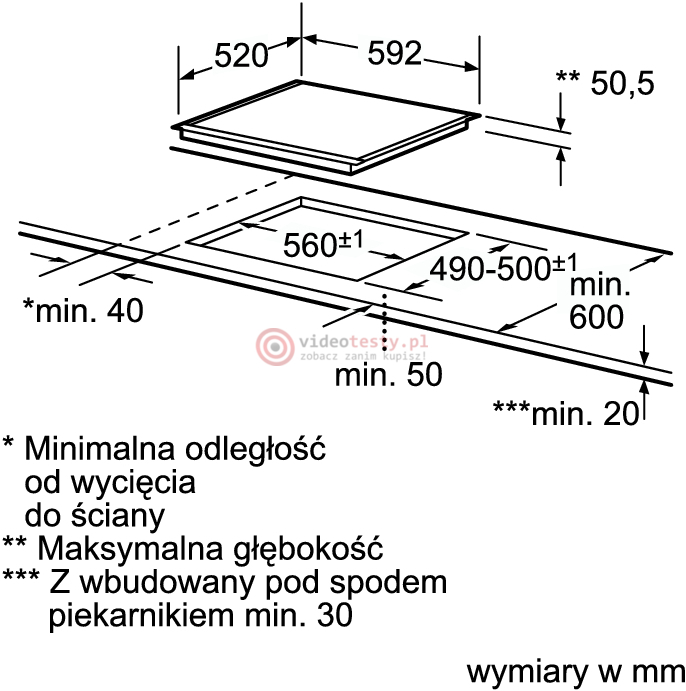 ᐅ BOSCH PIE 675T01E - Ceny, opinie, dane techniczne | VideoTesty.pl