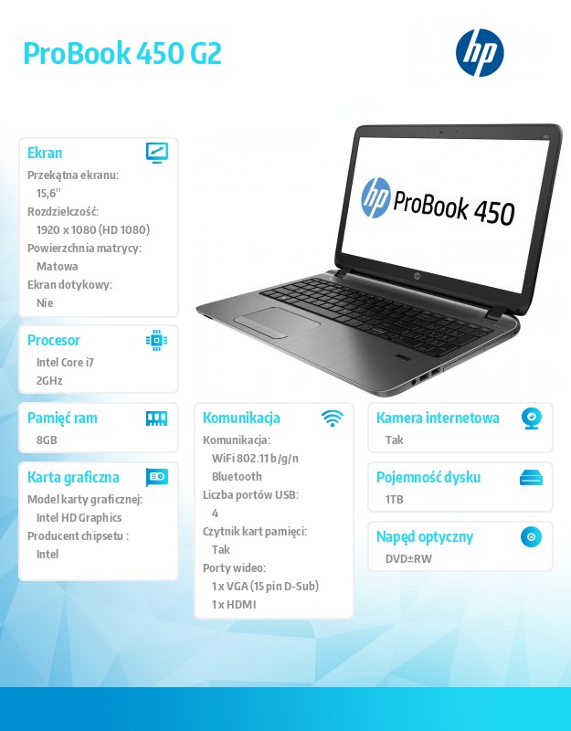 ᐅ HP 450 G2 - Ceny, opinie, dane techniczne | VideoTesty.pl