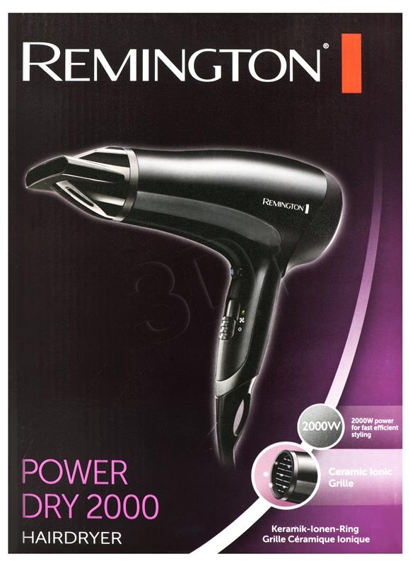 ᐅ Suszarka REMINGTON D3010 (2000W/Czarny) - Ceny, opinie, dane ...
