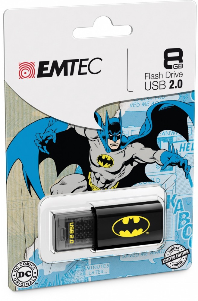 ᐅ EMTEC Pendrive 8GB Batman 2D C600 - Ceny, opinie, dane techniczne ...