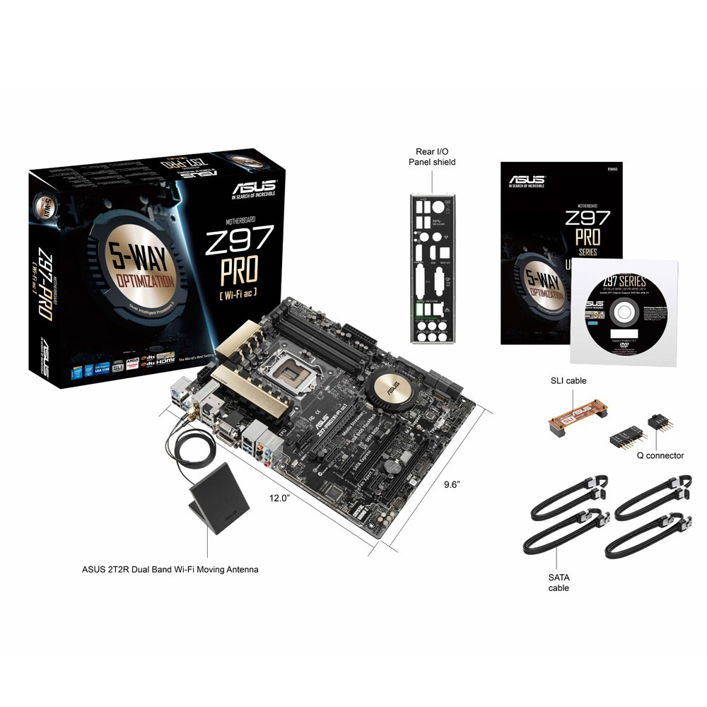 ᐅ Asus Z97-PRO(WI-FI AC) s1150 Z79 DDR3 WiFi/USB3 ATX - Ceny, opinie ...