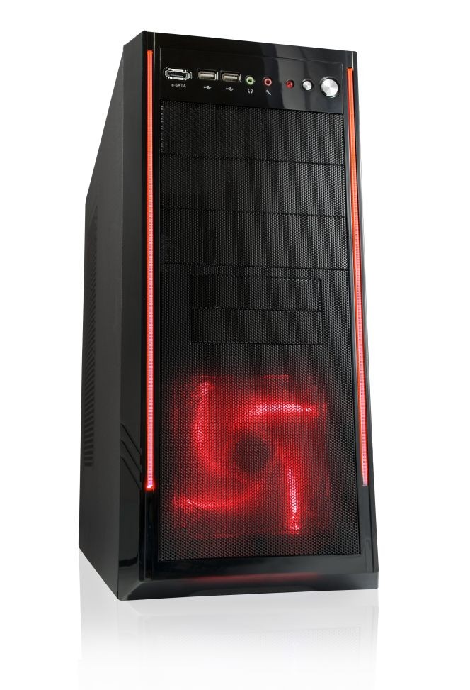 ᐅ Modecom Obudowa Komputerowa CHAMPION BLACK / RED LED FAN Bez ...