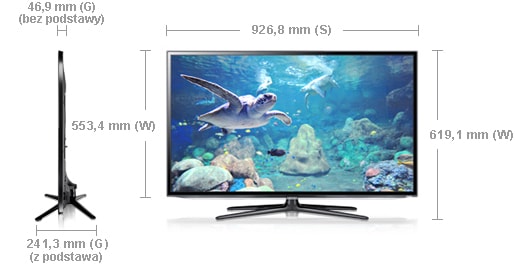 ᐅ Samsung UE40ES6100 - Ceny, opinie, dane techniczne | VideoTesty.pl