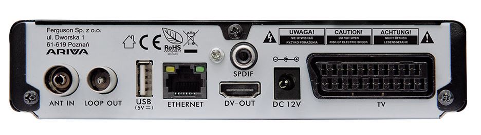 ᐅ Ferguson Ariva T760i - Ceny, opinie, dane techniczne | VideoTesty.pl