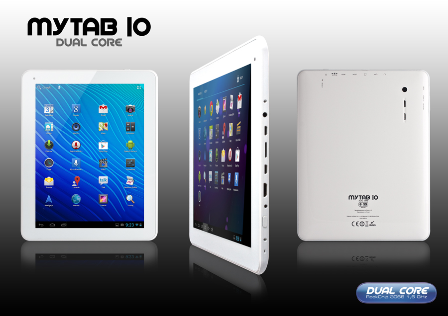 myTAB 10 DualCore w trzech nowych wersjach obudowy – idealny na prezent ...