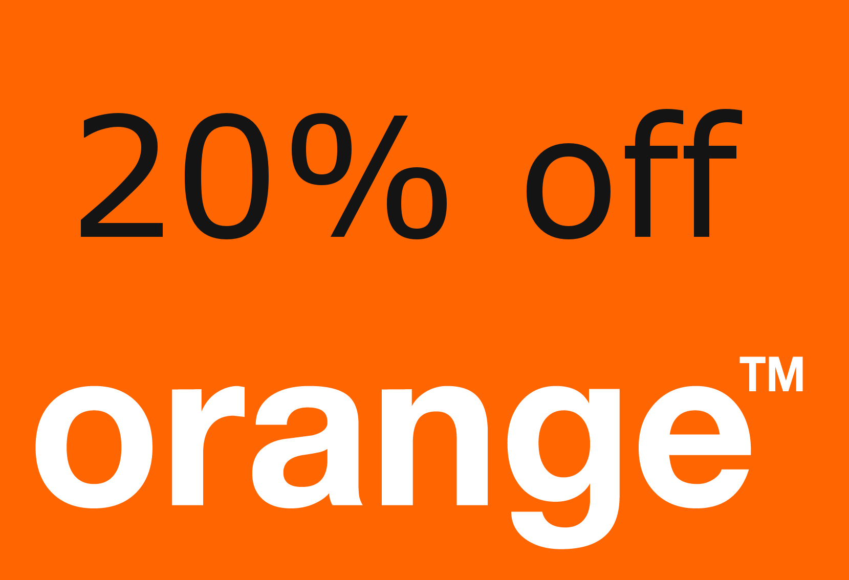 Promocja tylko dla naszych użytkowników - Orange 20% off | VideoTesty.pl