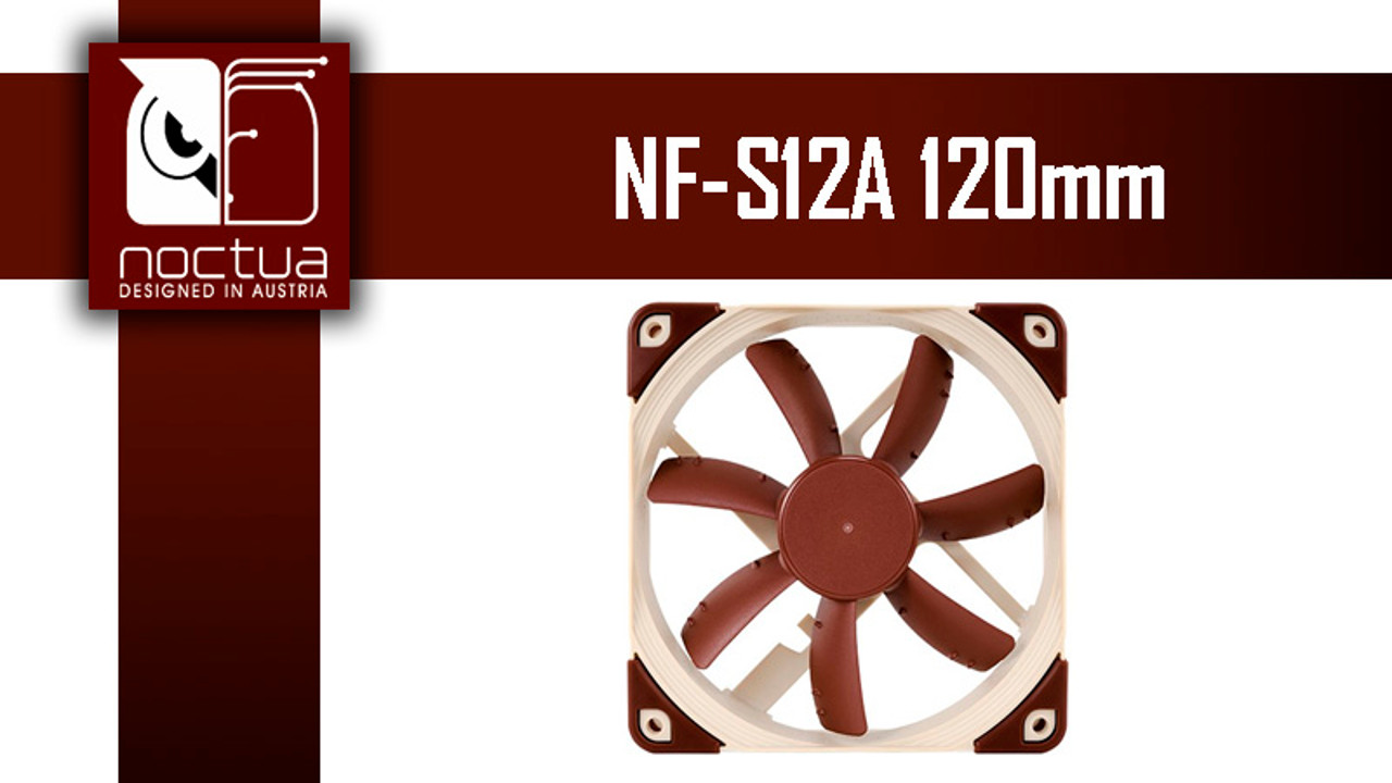 Recenzja i test wentylatorów Noctua NF-S12A - VideoTesty.pl