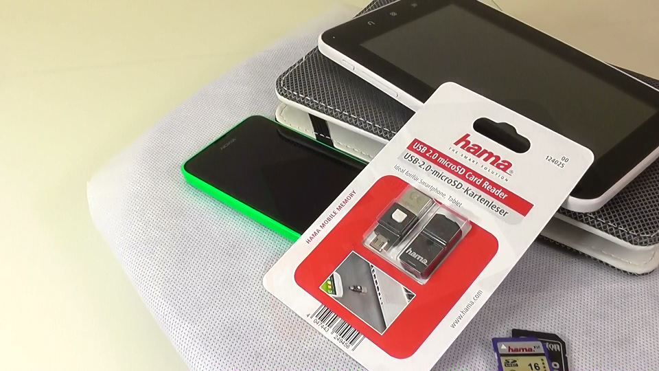 Czytnik kart MicroSD Hama OTG - VideoTesty.pl