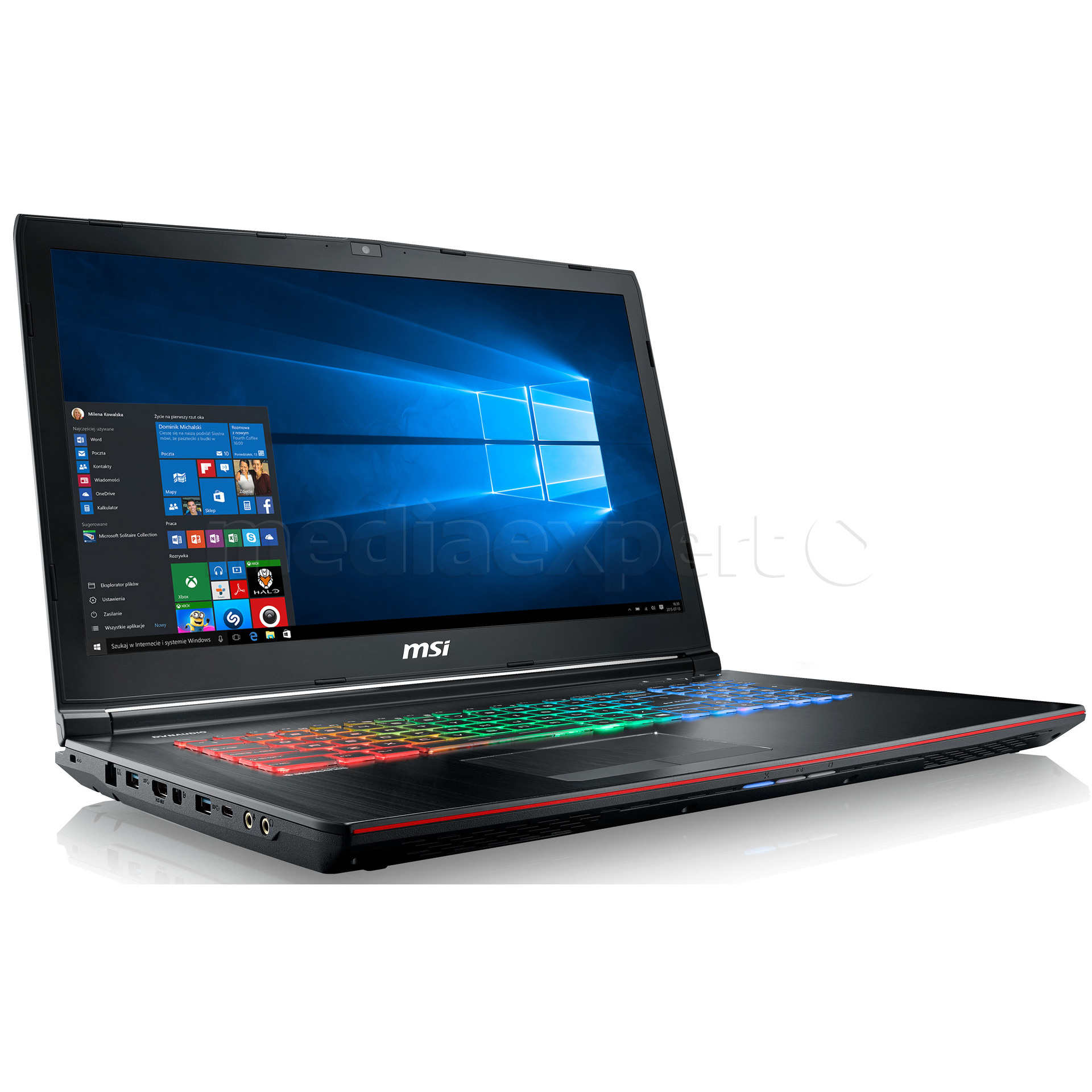 ᐅ MSI Apache Pro GE72MVR (7RG-043PL) i7-7700HQ 16GB 1000GB 256GB SSD ...