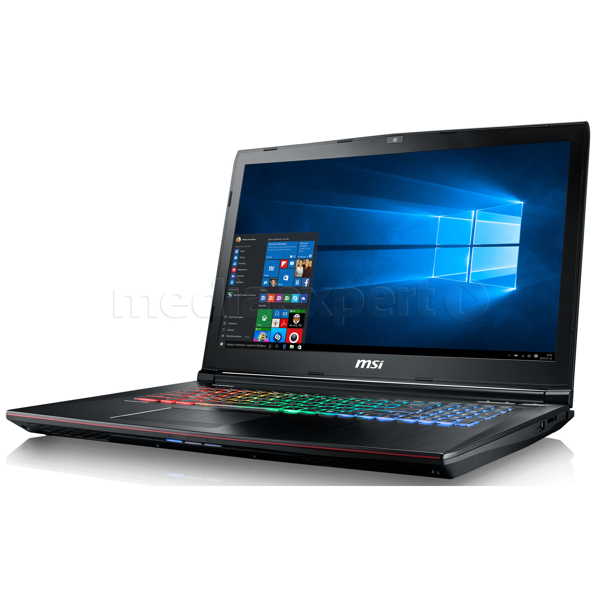 ᐅ MSI Apache Pro GE72MVR (7RG-043PL) i7-7700HQ 16GB 1000GB 256GB SSD ...