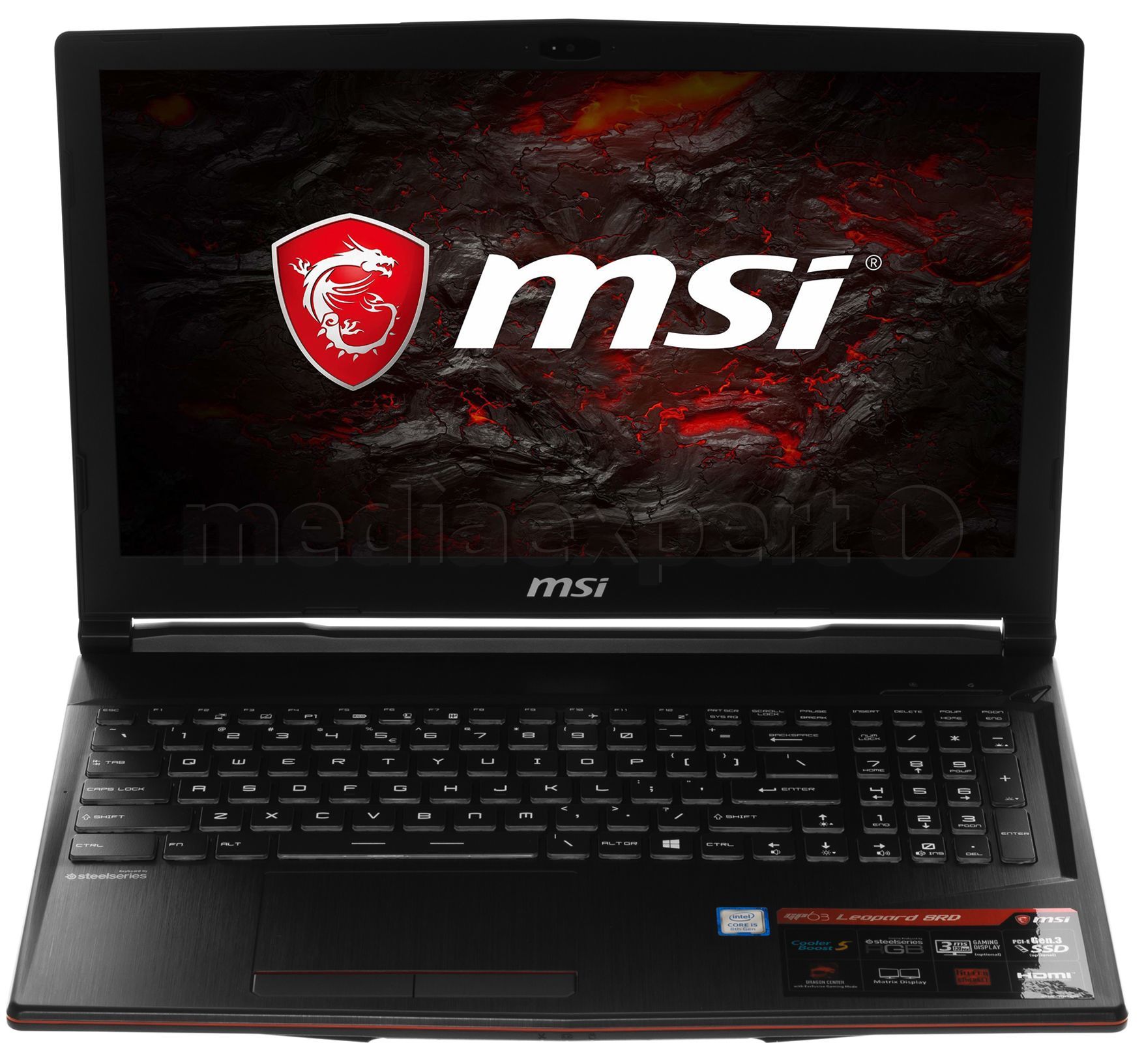 ᐅ MSI GP63 Leopard 8RD-458PL i5-8300H 16GB 1000GB 128GB SSD GTX1050Ti ...